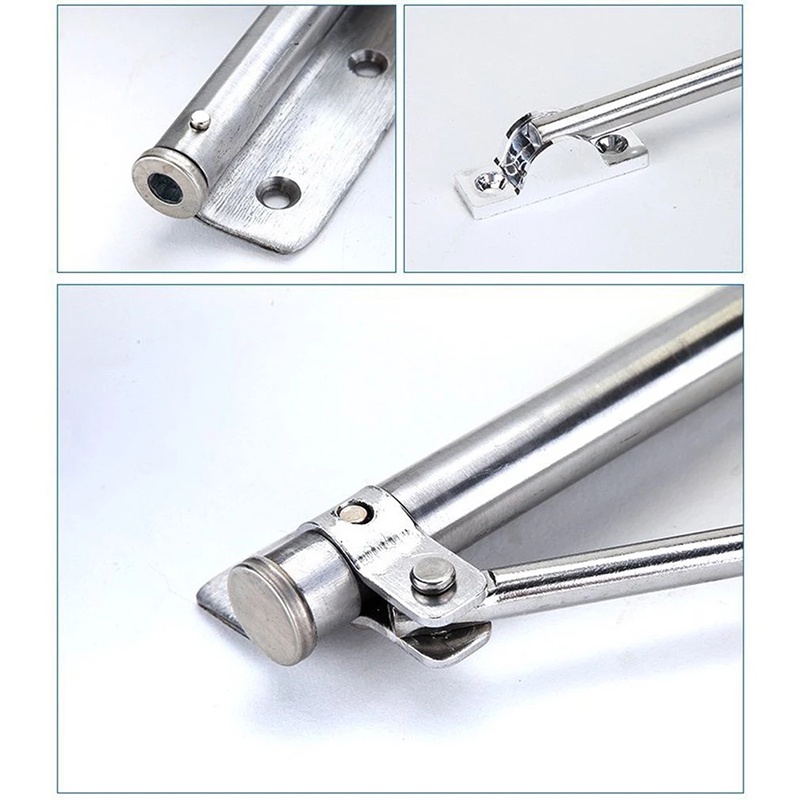 KIPRUN Adjustable Door Closer Stainless Steel Automatic Door Closers ...