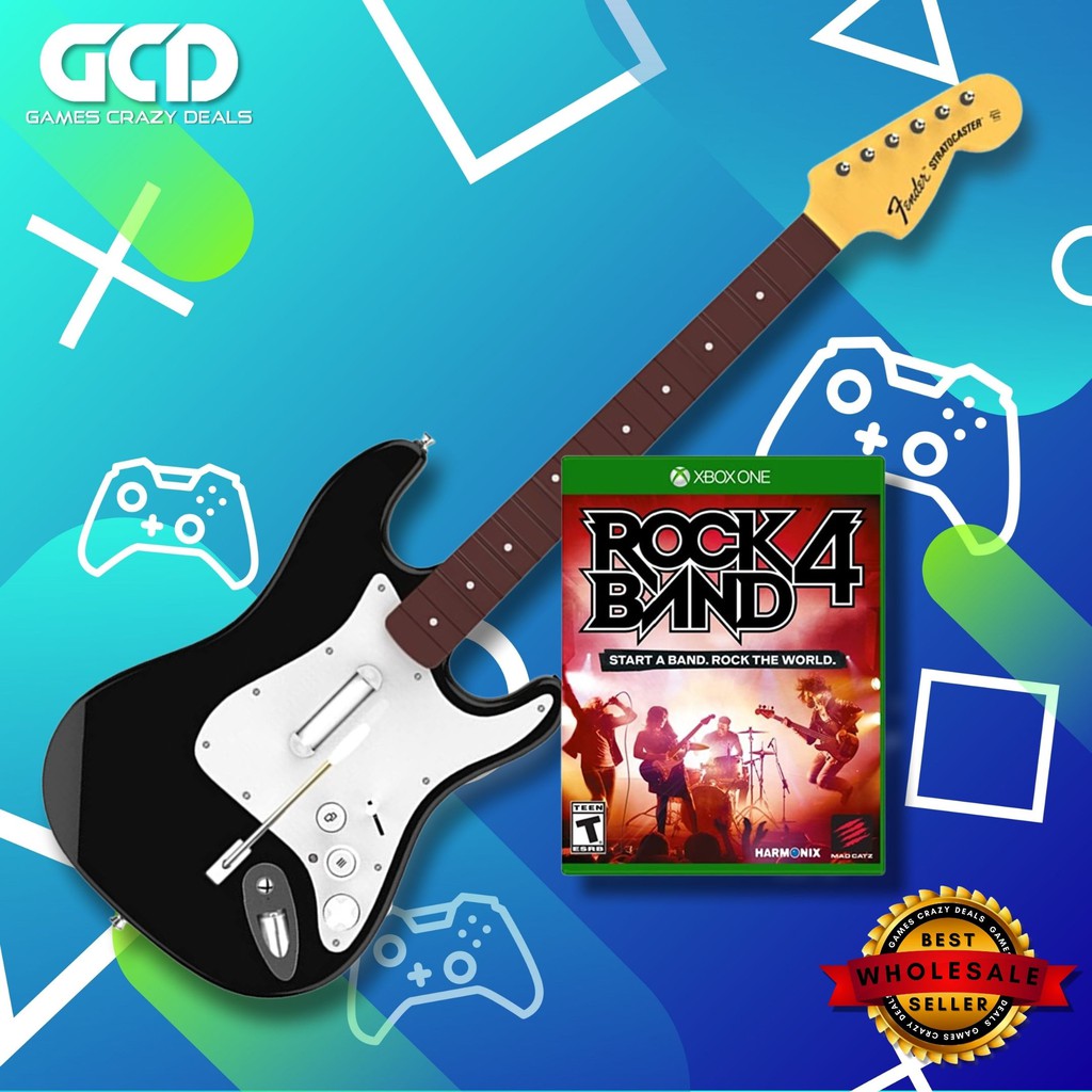 Xbox One Rock Band 4 Wireless Guitar Bundle | Shopee Singapore