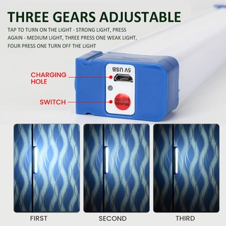 [24H SHIPPED] LED Light Tube 30w/60w/80w Portable USB Rechargeable ...