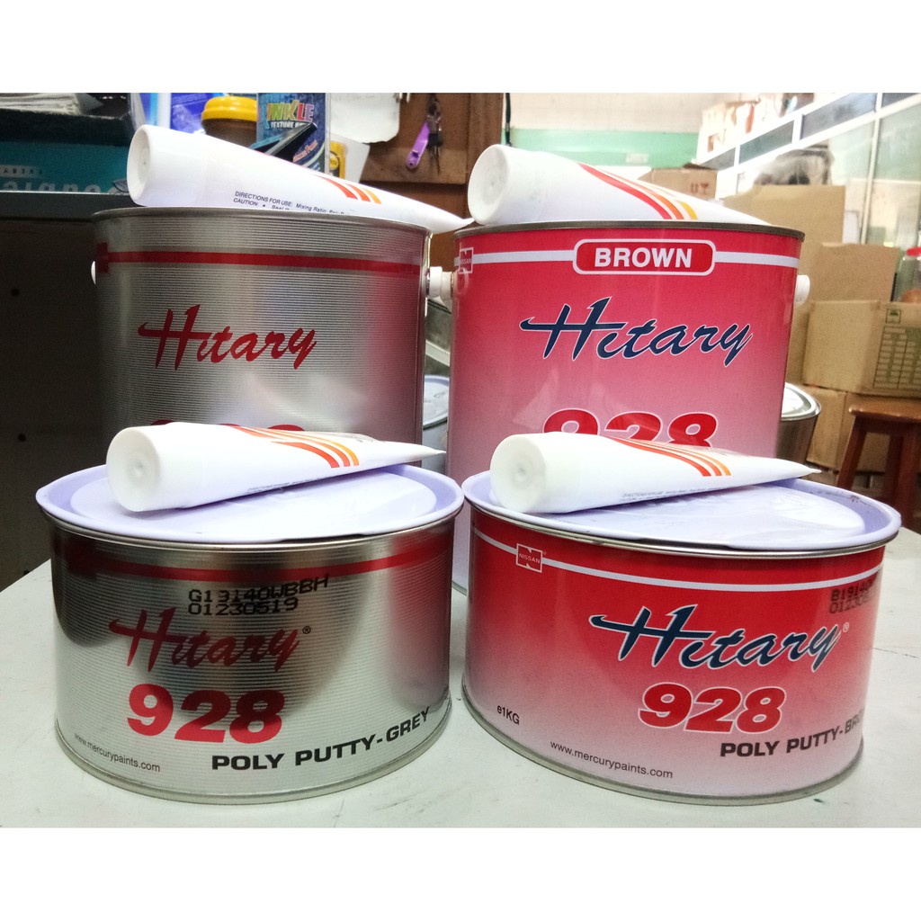 Nissan HITARY 928 PUTTY with Hardener 1KG&4KG (Simen Kereta) | Shopee ...
