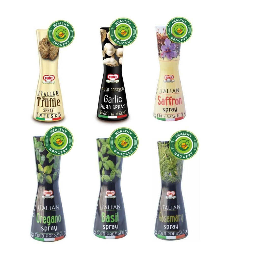 Turci Italian 40ml / Garlic Spray / White Truffle / Oregano / Saffron ...