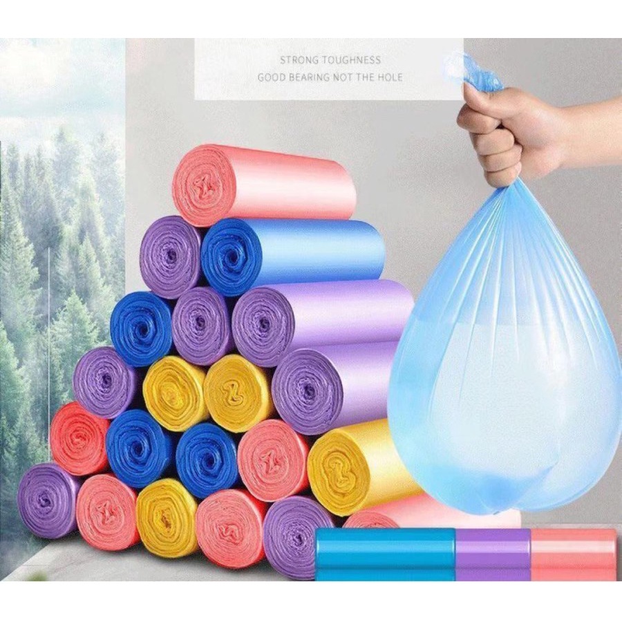 Rolled Garbage Plastic Bag 45x50 1 roll Contains 20pcs | Shopee Singapore