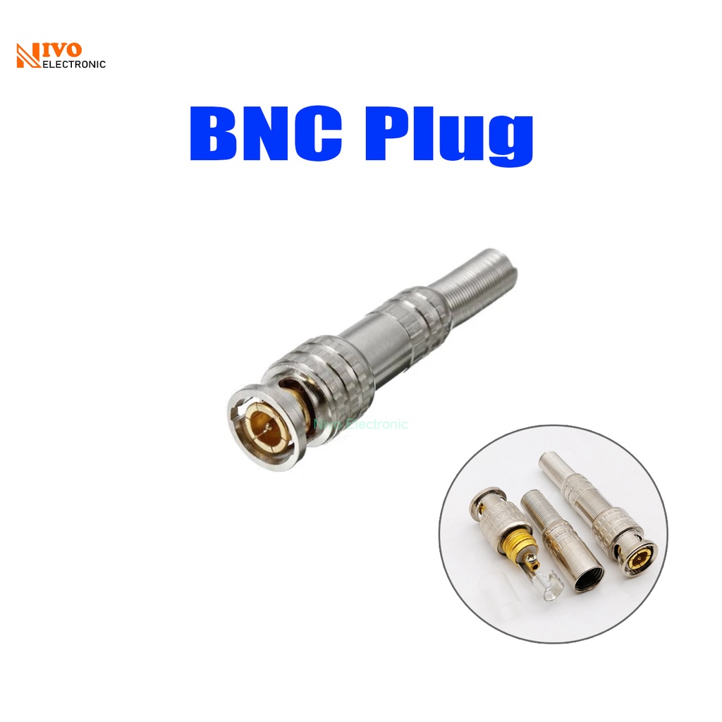 BNC CONNECTOR SCREW TYPE ( CCTV USE ) | Shopee Singapore