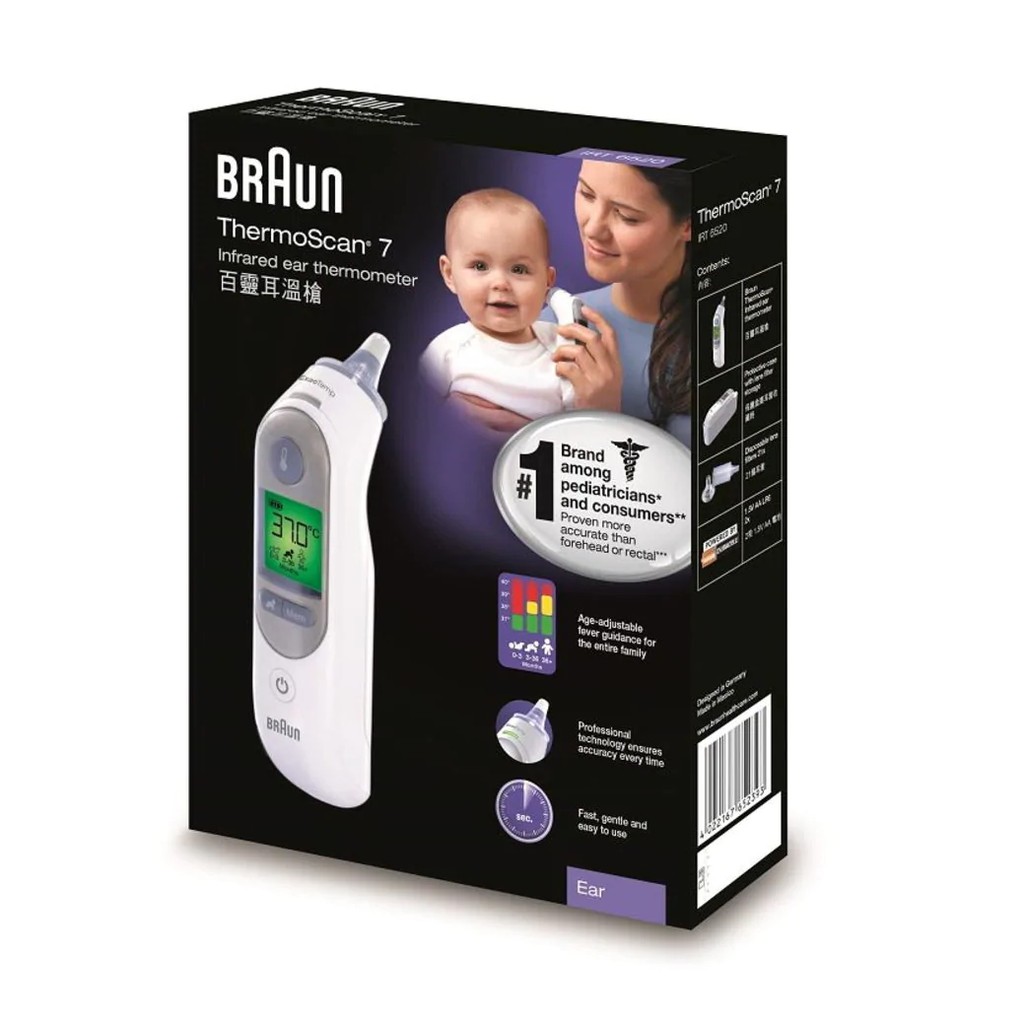 Braun Infrared Ear and Forehead Thermometers - Singapore Warranty ...