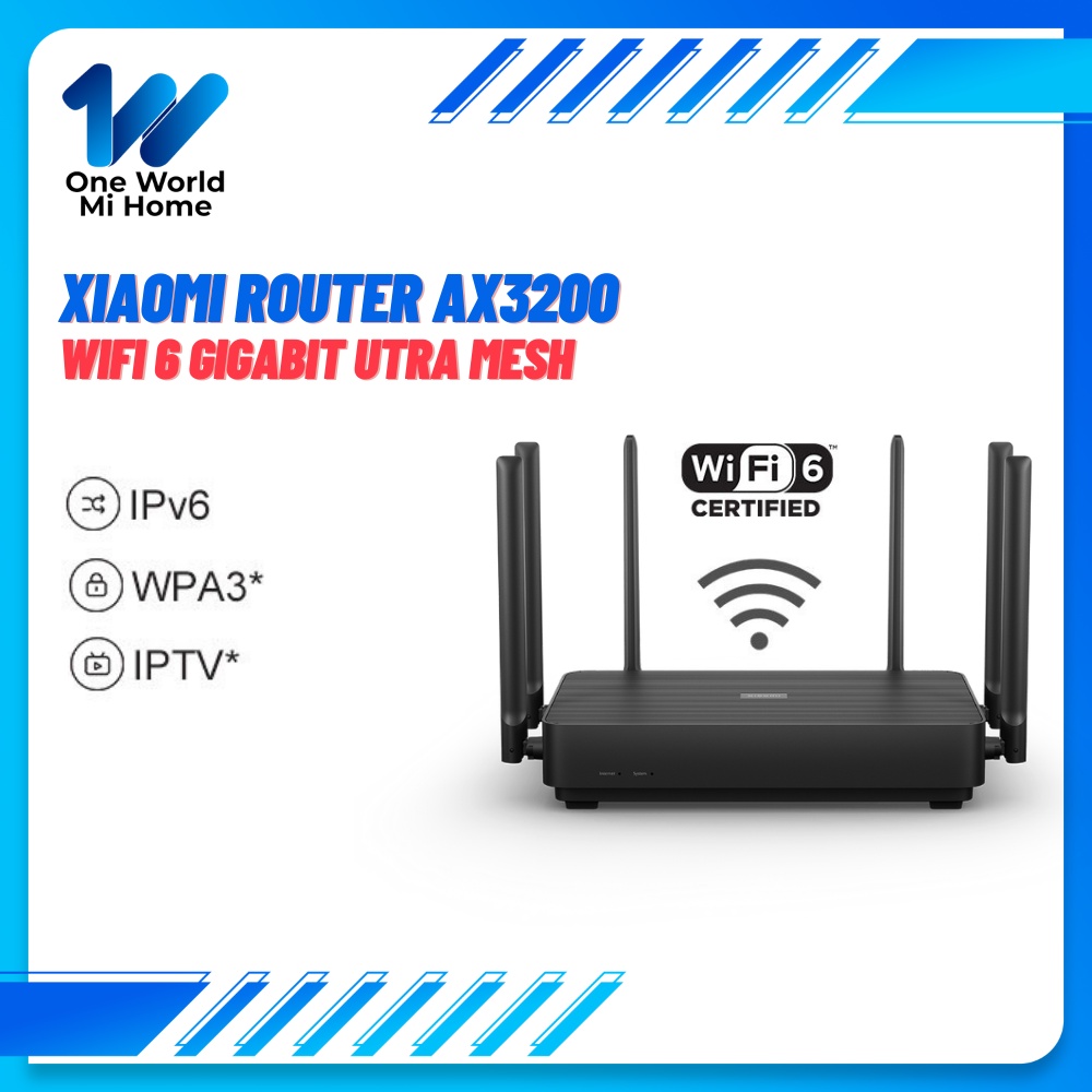 Mi Router AX3200 Wifi 6 Dual Frequency 3202mbps Gigabit Security ...