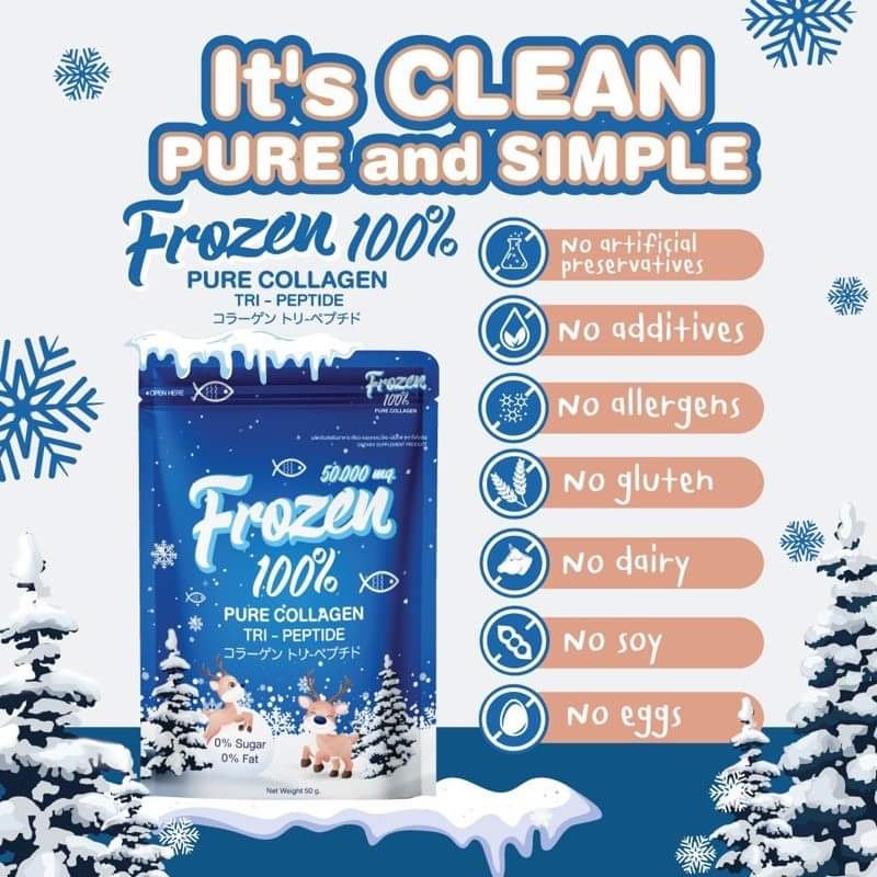 FROZEN 100% PURE COLLAGEN POWDER ( TRI-PEPTIDE ) | Shopee Singapore