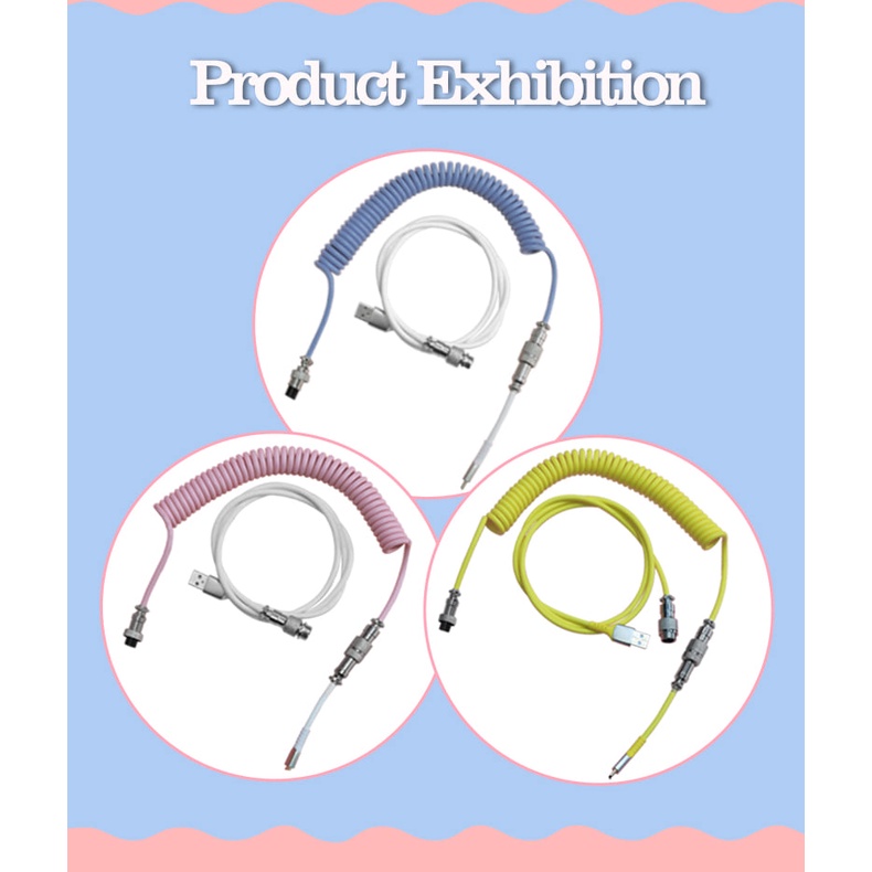 Ajazz AL60 Mechanical Keyboard Cable (Twisted / Type C - Type A / Two ...