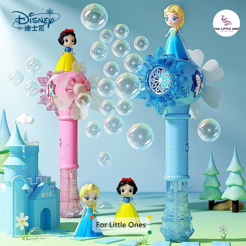 【Free Bubble Refill 】Disney Princess Frozen Automatic Bubble Blower ...
