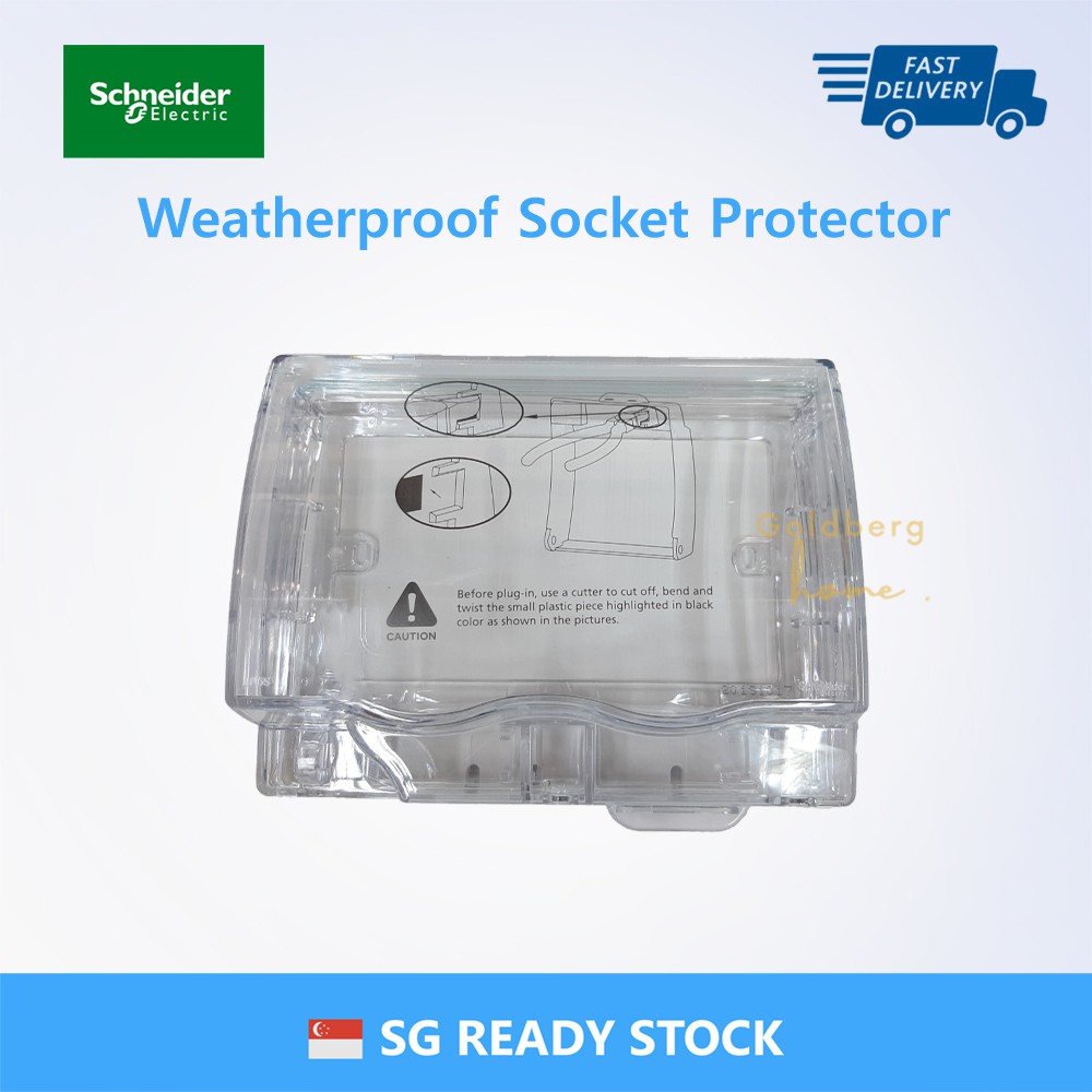 [SG seller] Schneider electric Weatherproof In Socket Cover | 1 Gang 2 ...