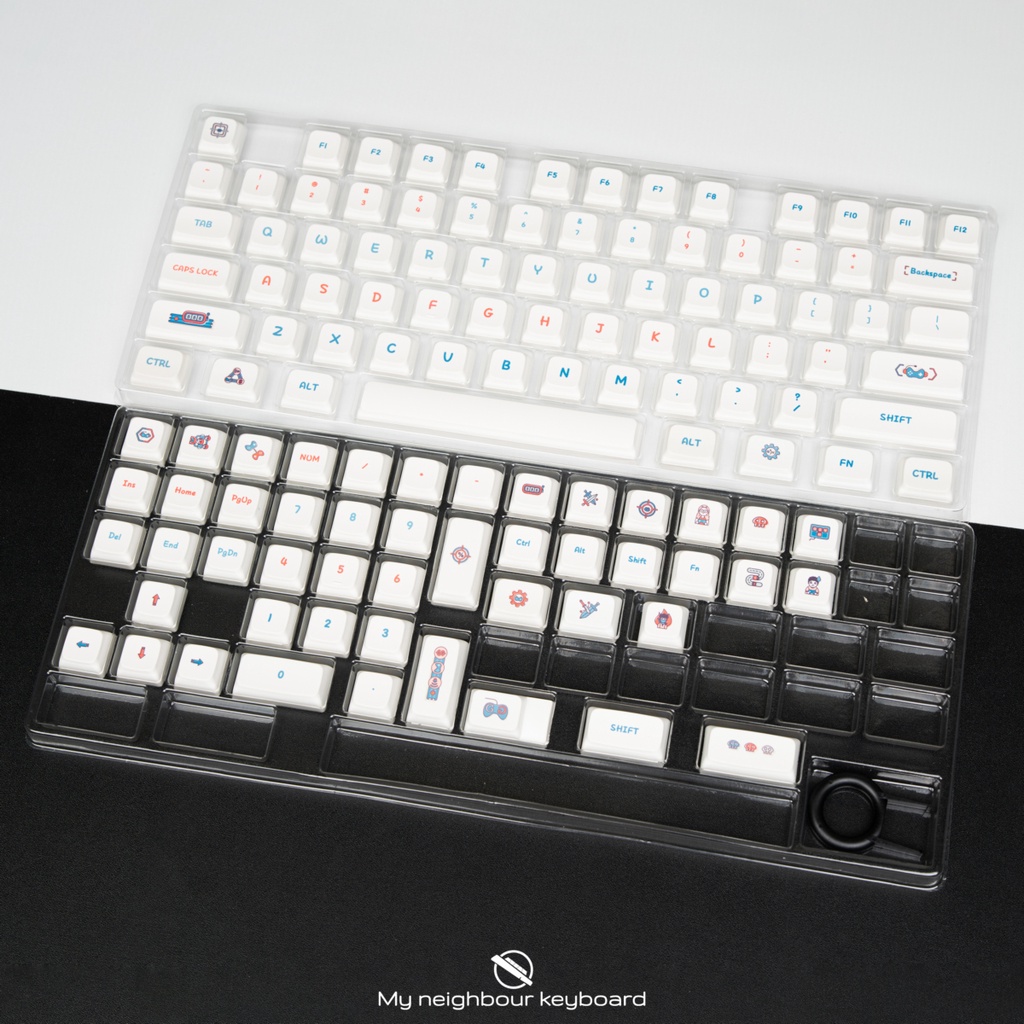 Gaming City PBT Dye Sub Keycaps/Keycap Set | Shopee Singapore