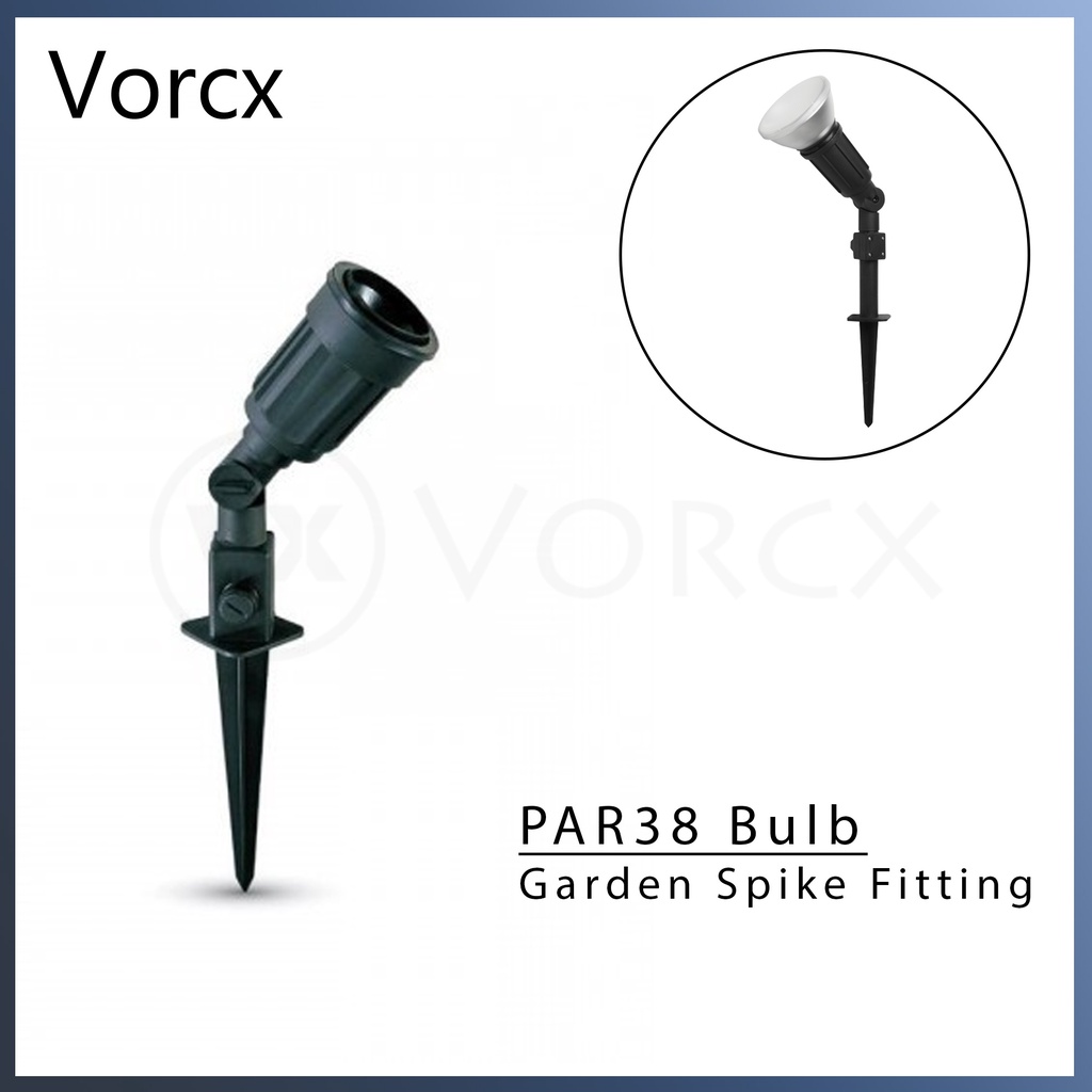 E27 PAR38 Outdoor Spike Light Garden Fitting | Shopee Singapore