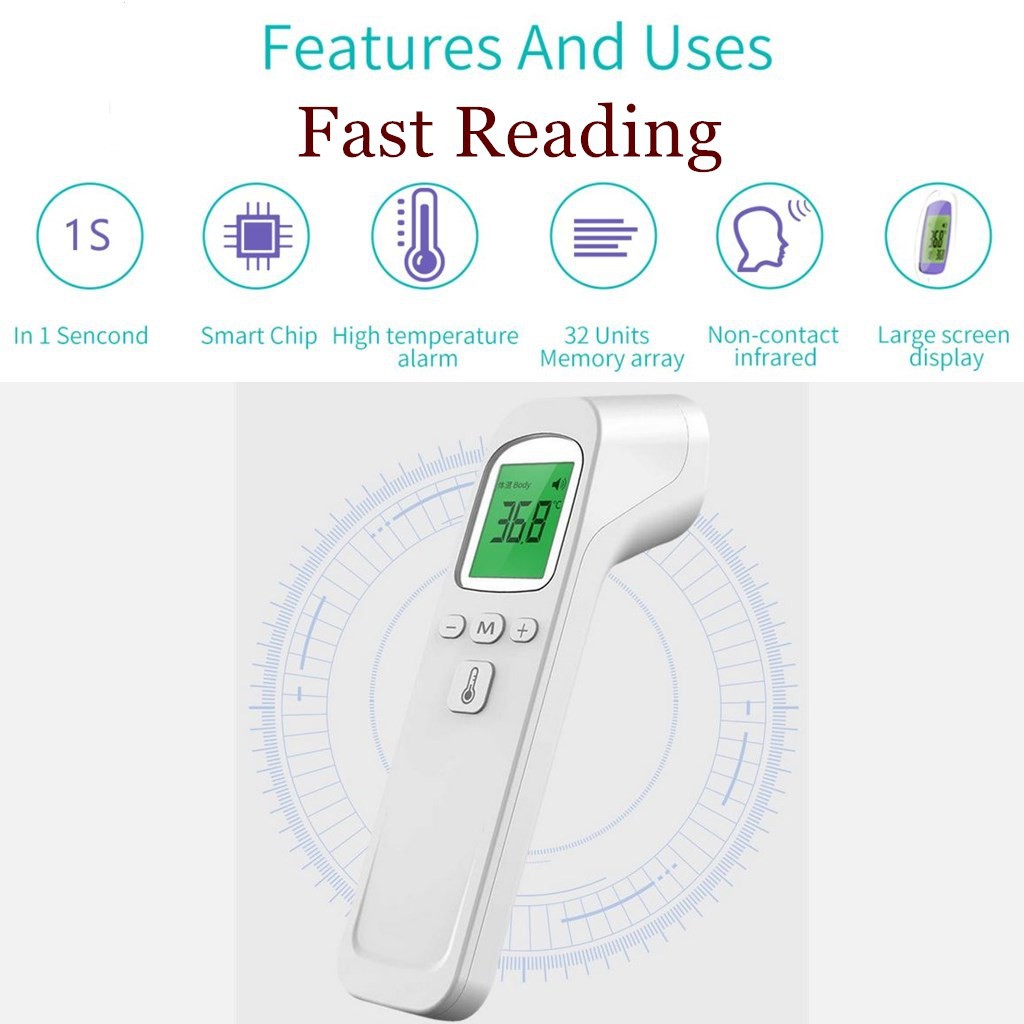 (SG Seller) Free Battery Non-contact Medical Thermometer Hospital Grade ...