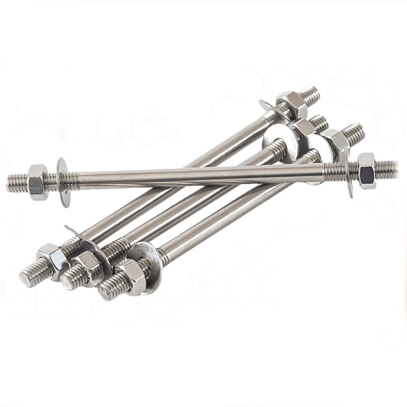 304 Stainless Steel Wall Screw Lengthened Stud Bolt to Thread Rod Stud ...