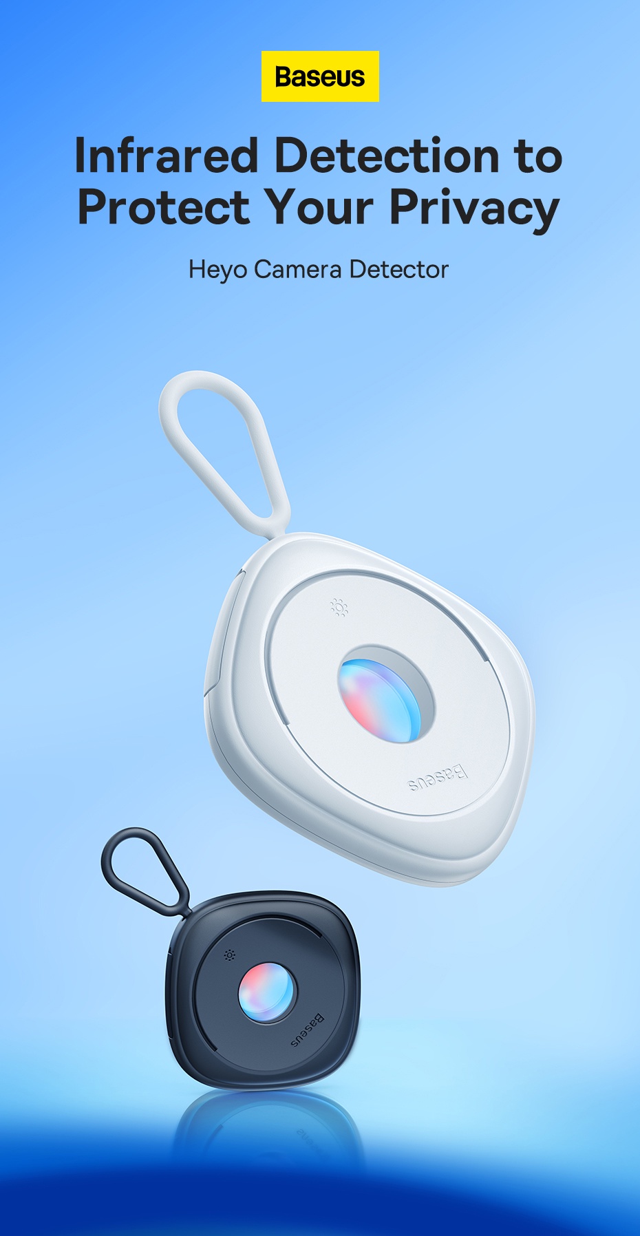 Baseus Portable Pinhole Hidden Lens Detector Anti-Peeping Security ...