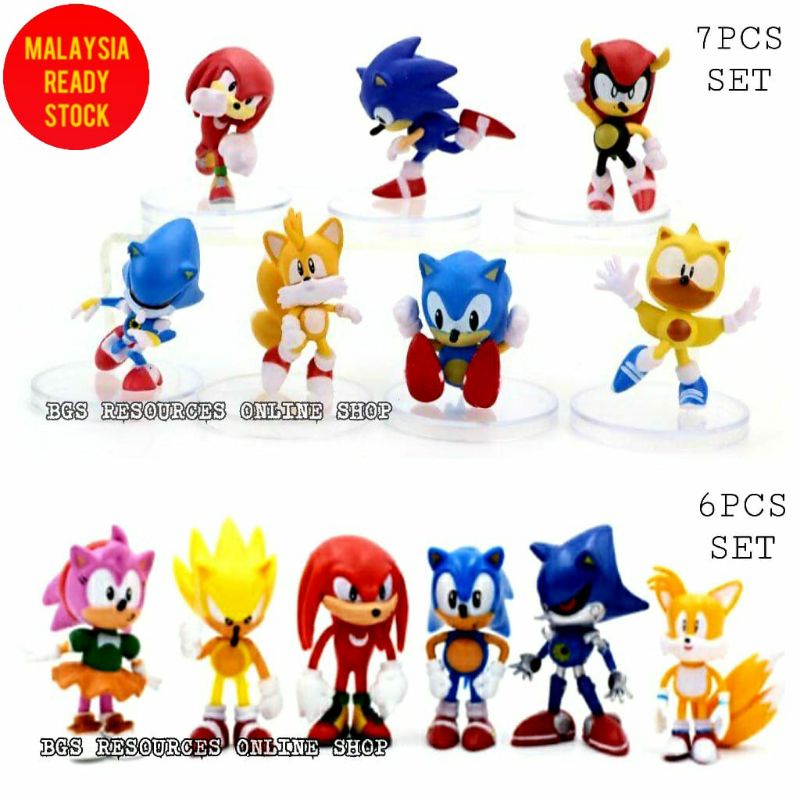 NEW SUPERSONIC FIGURE SUPER SONIC THE HEDGEHOG SONIC TOY LIGHTING METAL ...