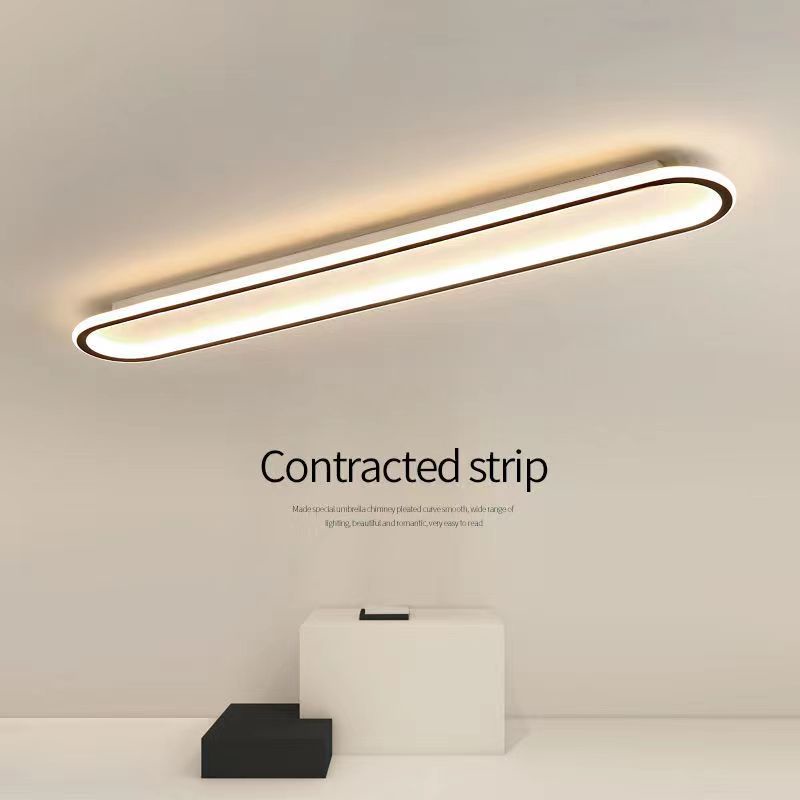 Led Long Ceiling Light Modern Minimalist Strip Cloakroom Aisle Balcony ...