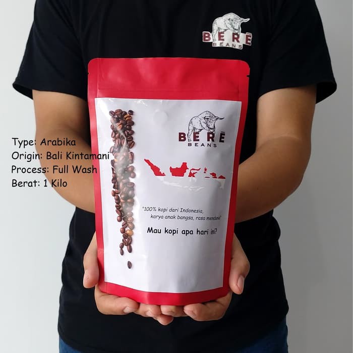 Bali Kintamani Arabica Coffee 1 KILO 1KG Powdered Coffee Bean Beans KG ...