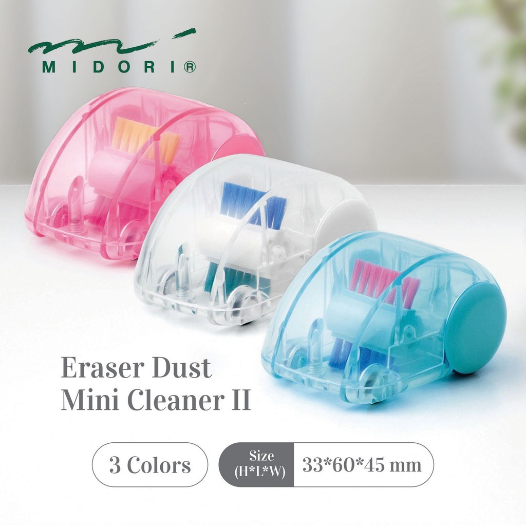 Midori Eraser Dust Mini Cleaner (Car) and Mini Cleaner II (Round ...