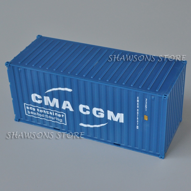1:35 Scale Model Toys 20ft Freight Container For Wagons Railway Sea ...