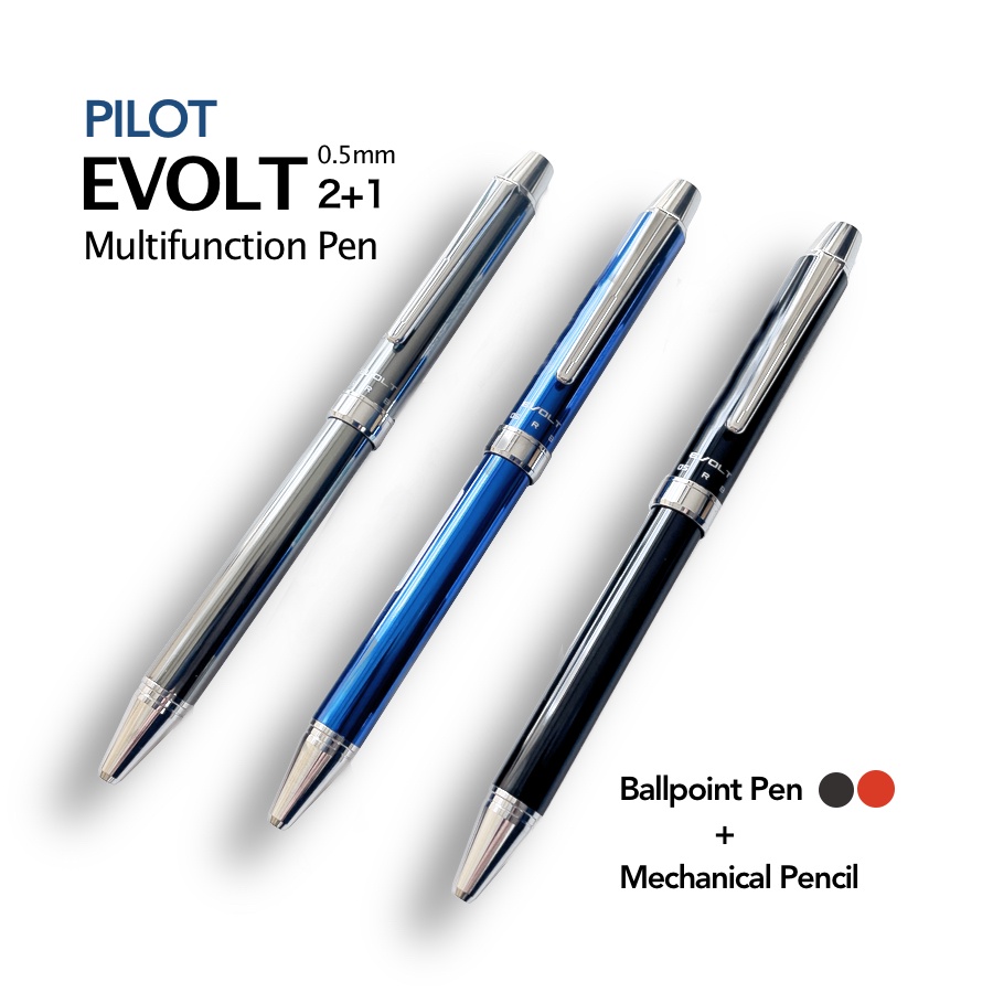 PILOT EVOLT Last Stock Model 0.5mm Version Multi-Function Ballpoint Pen ...