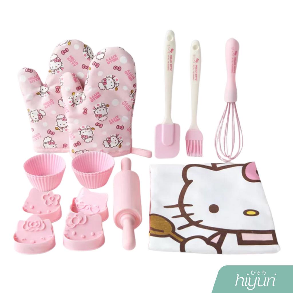 PERALATAN Hiyuri Original CHEFMADE 8Pcs Hello Kitty Kids Baking Set ...