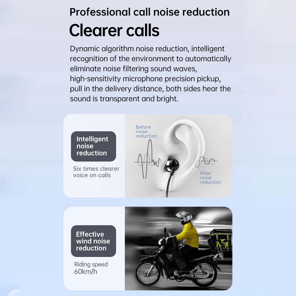 K52 Bluetooth Headset Stereo Retractable Bluetooth V4.0 Earpiece in-Ear ...