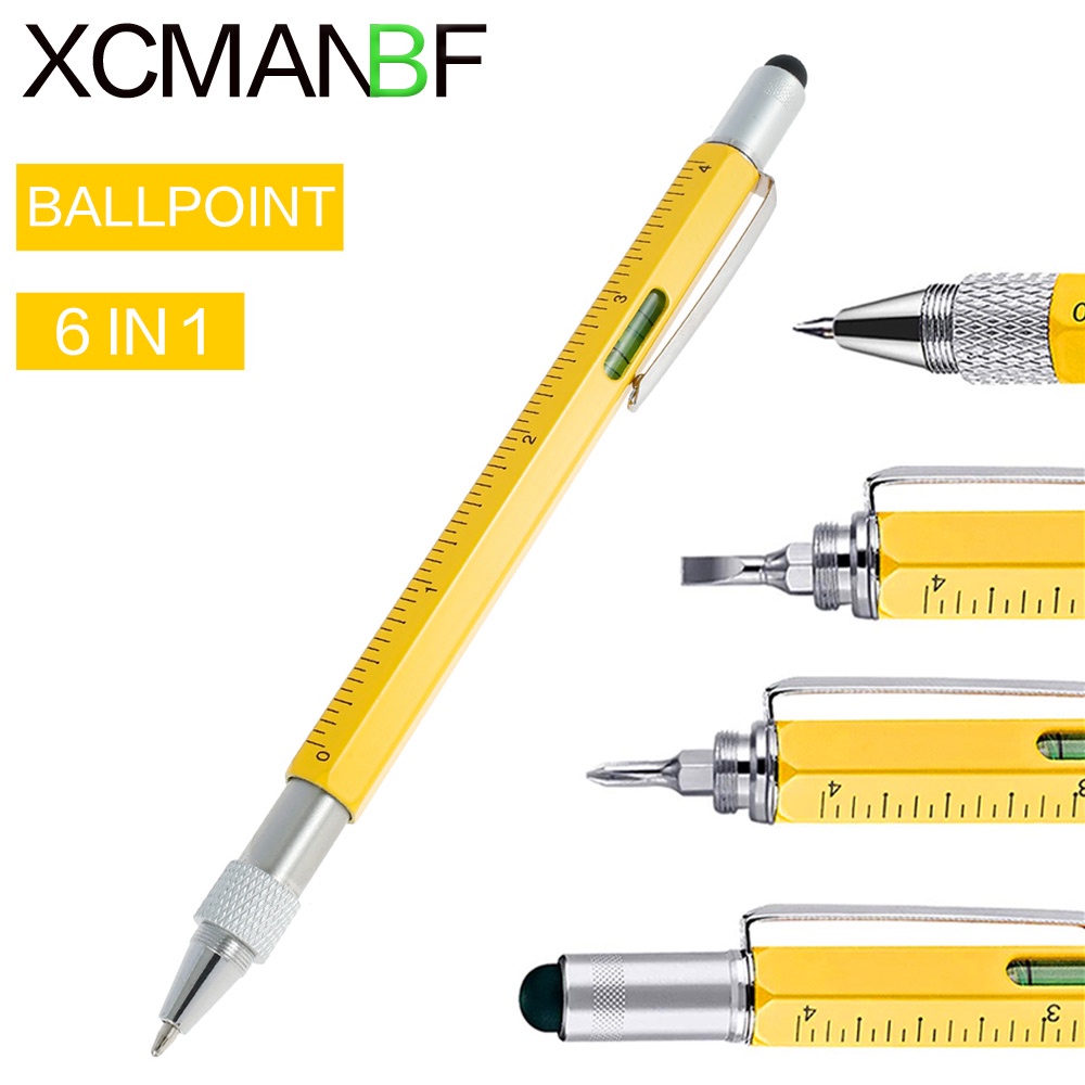 XCMANBF 1PC 6 In1Multifunction Handheld Screwdriver Tool Ballpoint Pen ...