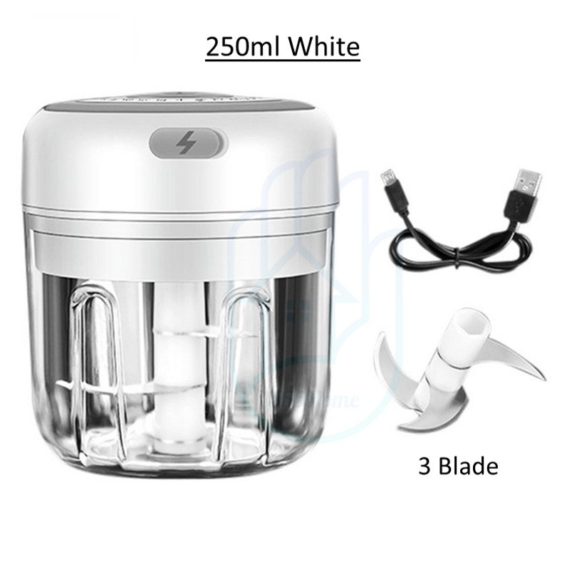 Electric Food Chopper / USB Garlic Chopper / Kitchen Blender Mixer ...