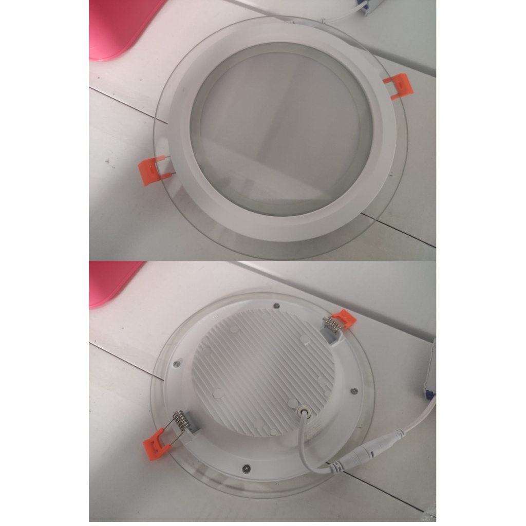 LED Glass Frame Downlight Ceiling Panel Light Tricolour 6W/9W/12W/18W ...