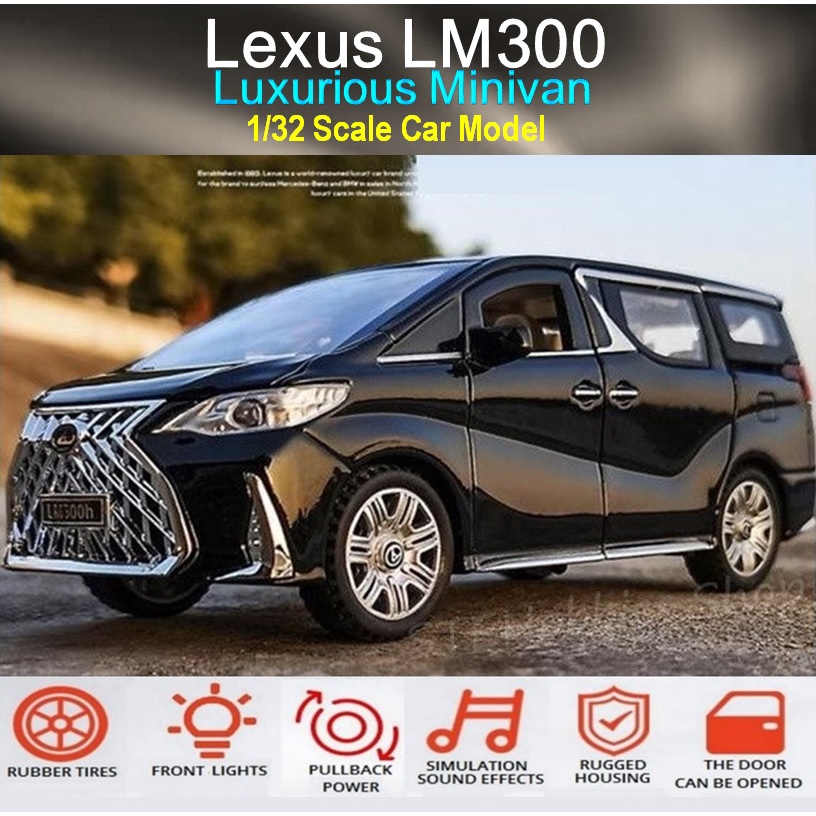 STE8 Lexus LM300 MPV 1:32 Scale Metal Car Model Die-cast Toys (Newao ...