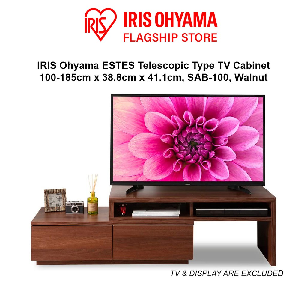 IRIS Ohyama SAB-100 ESTES Telescopic Type TV Cabinet, TV Console, TV ...