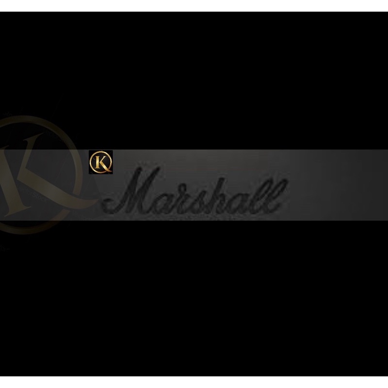 [BLVCK SERIES]K384 MARSHALL mAtt blAck Windshield Vinyl Car Stickers ...