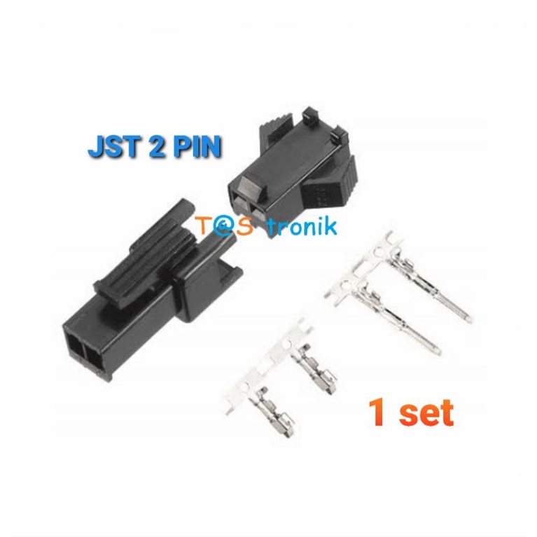 Jst sm 2 pin connector jst sm 2.54mm 2Pin Without Cable | Shopee Singapore