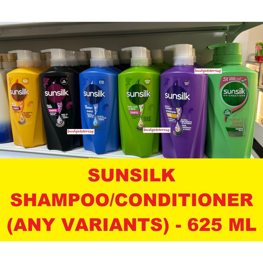 Sunsilk Shampoo/Conditioner (ANY VARIANTS) - 625 ML | Shopee Singapore