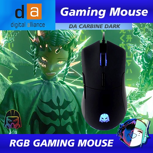 Da Digital Alliance Carbine Dark RGB Gaming Mouse | Shopee Singapore