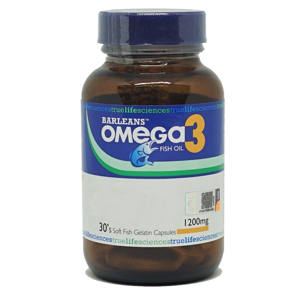 Barleans Omega 3 Fish Oil 1200mg (30 cap) | Shopee Singapore