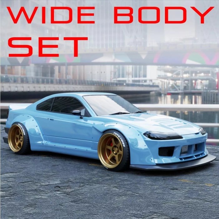 Wide bodykit Set for Silvia S15 1/64 diecast | Shopee Singapore
