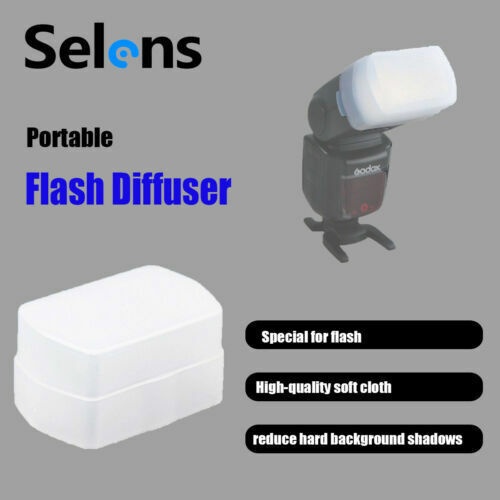 Selens Camera Flash Soft Diffuser Dome Cover for Godox V860C TT685 ...