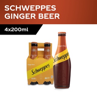 Schweppes Ginger Beer Glass Bottle Multipack (4 x 200ml) | Shopee Singapore