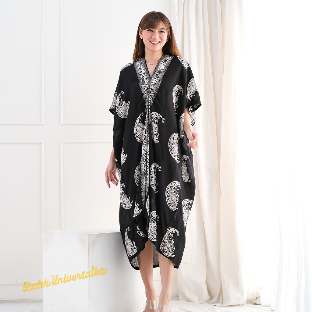Universalku batik - modern batik Kaftan with Crescent moon motif ...