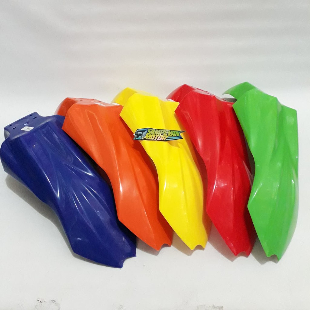 MERAH HIJAU Front Mudguard kawasaki DTracker D-Tracker D Tracker biru ...
