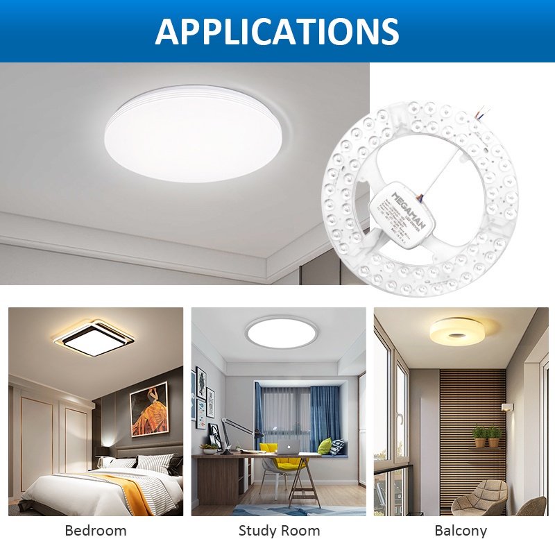 Megaman 24W/40W Magnet LED panel/ LED light replacement module/ Ceiling ...