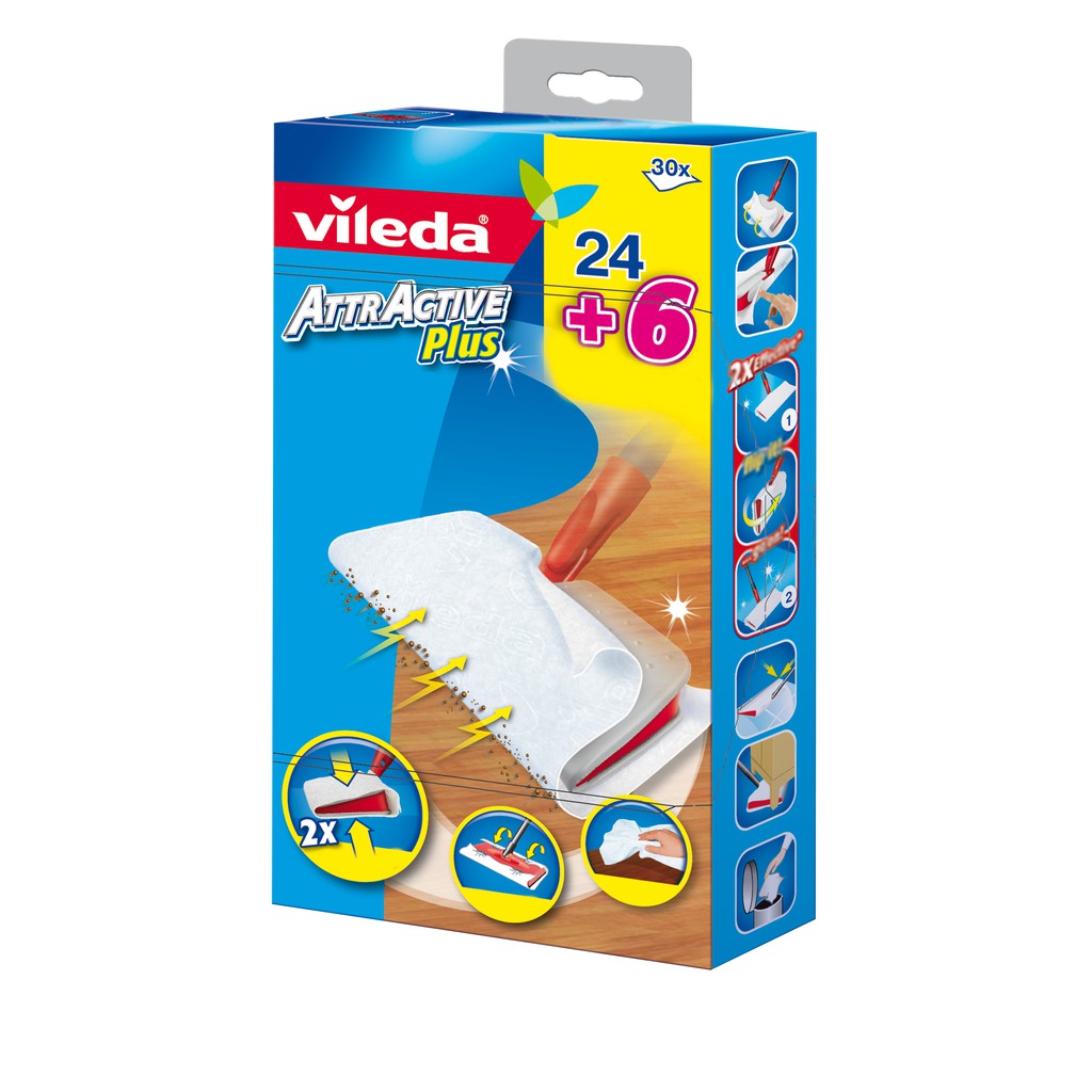 [Fackelmann] Vileda Attractive Plus Refill 30's (Dry) VA0002 / Cleaning ...
