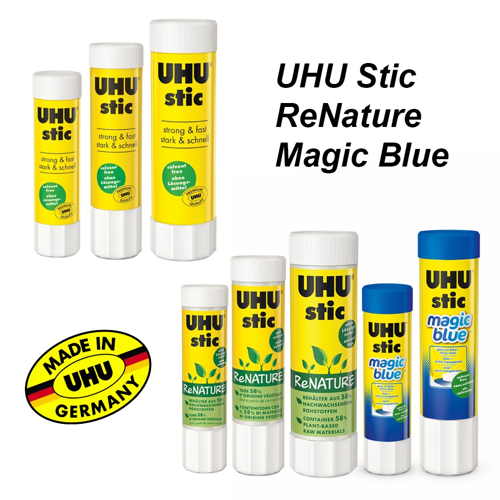 UHU Stic ReNature / Blue Magic 8.2g/21g/40g | Strong & Durable ...