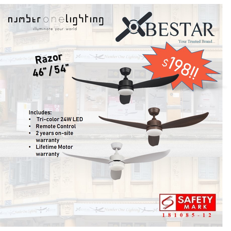 [Free Delivery] $198 Bestar Razor 46"/54" with RGB LED and remote ...