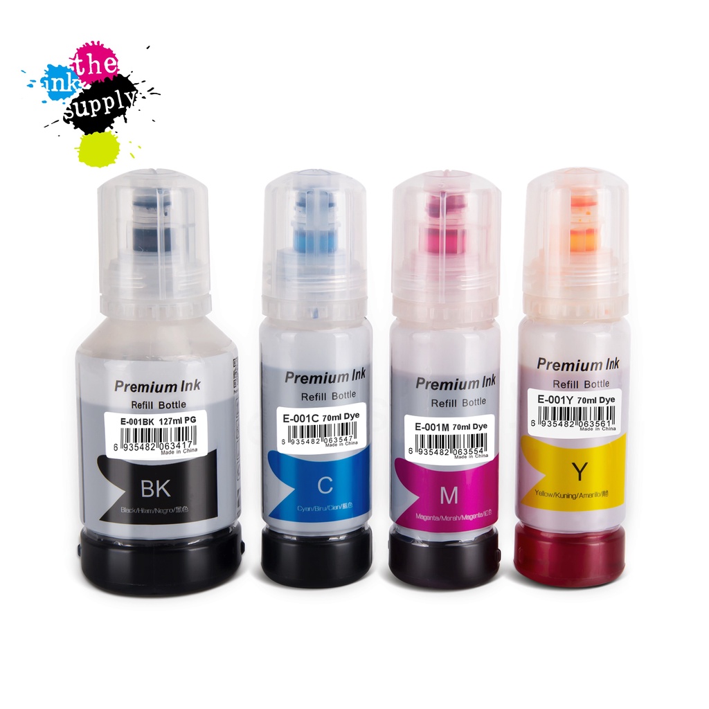 theinksupply Compatible Epson 001 Ink Bottle for Epson Inktank Ecotank ...