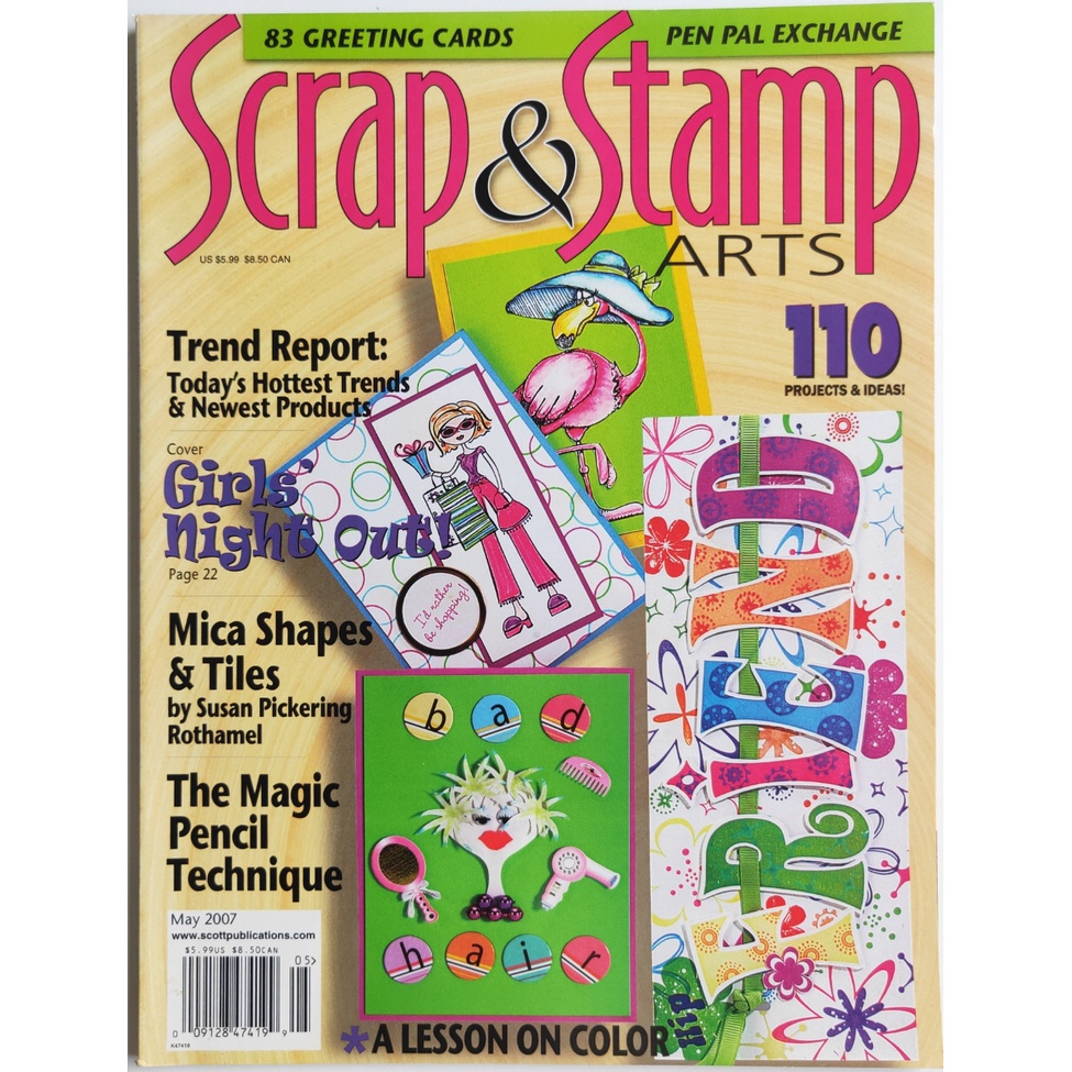 [USED] [SSA 0507] Scrap & Stamp Arts US (Papercraft Magazine) | Shopee ...