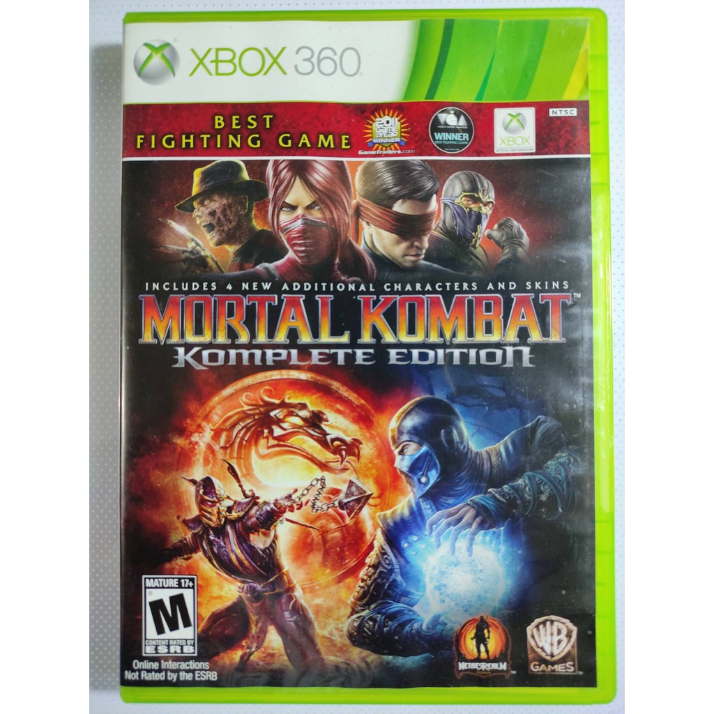 (2nd Hand) Xbox 360 - Mortal Kombat (ntsc) *Play In All Zones | Shopee ...