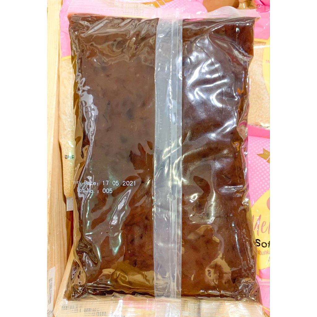 Red Bean Paste with Sugar (with Skin) Tsubu An (1KG) [HALAL] | Shopee ...