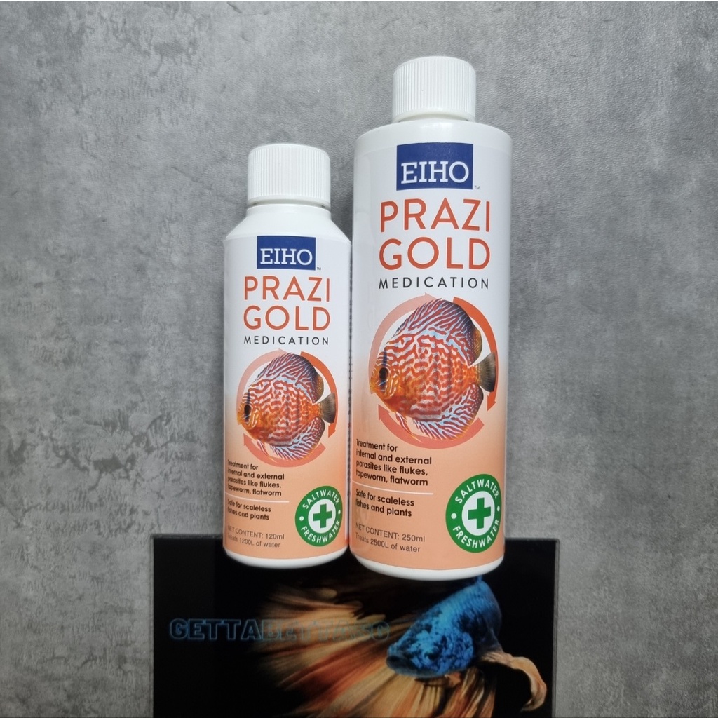 EIHO Prazi Gold Treatment for Internal & External Parasites (120mL ...